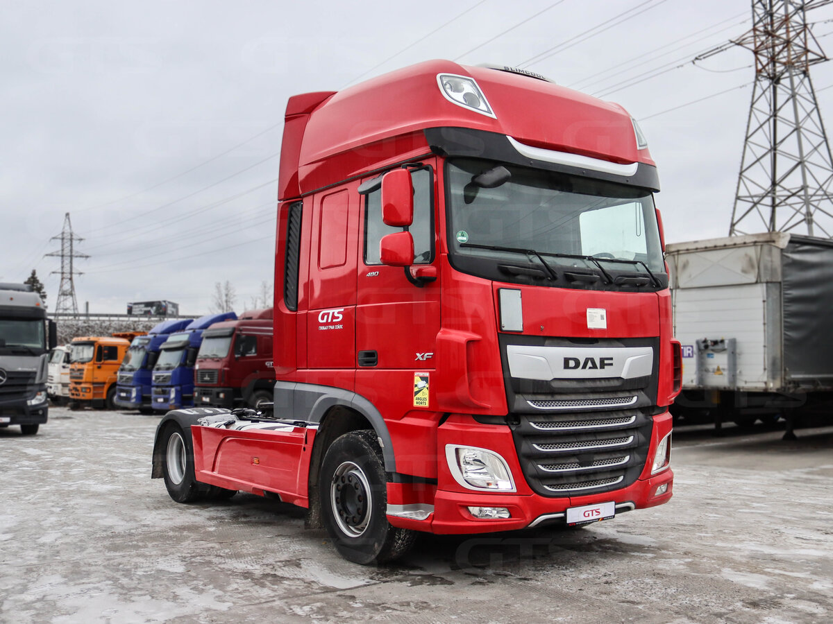 Купить б/у DAF XF дизель автомат в Екатеринбурге: красный 2021 года по ...