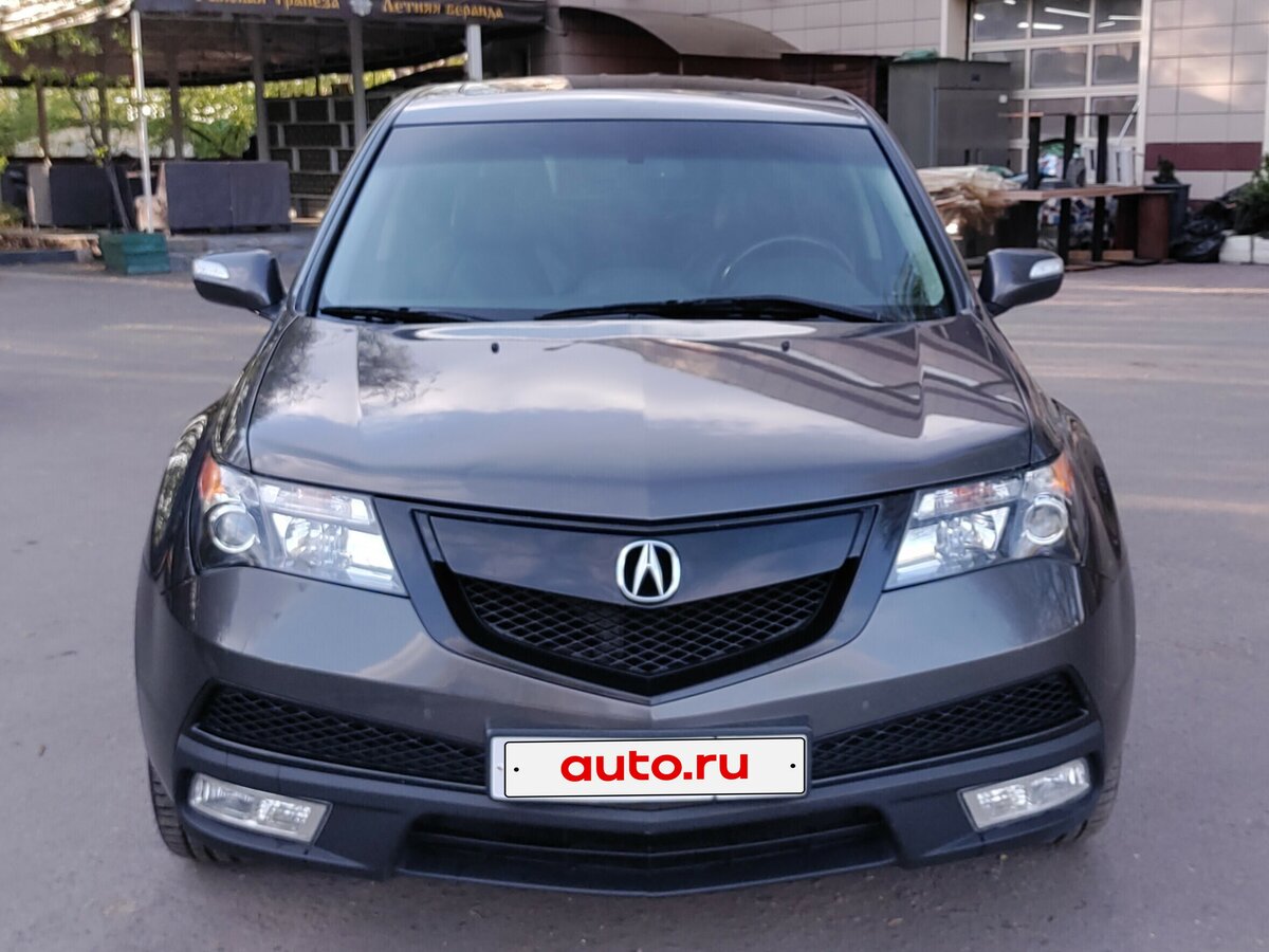 Купить б/у Acura MDX II Рестайлинг 3.7 AT (300 л.с.) 4WD бензин автомат в Москве: серый Акура ...