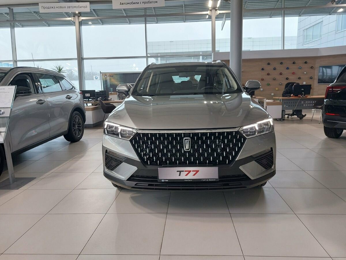 Купить новый FAW Bestune T77 2018-2024 1.5 AMT (160 л.с.) бензин робот в Курске: серебристый ФАВ ...