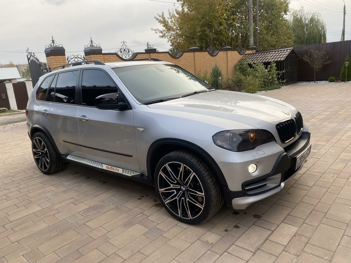 Купить б/у BMW X5 II (E70) 30d 3.0d AT (235 л.с.) 4WD дизель автомат в Мценске: серый БМВ Х5 II ...