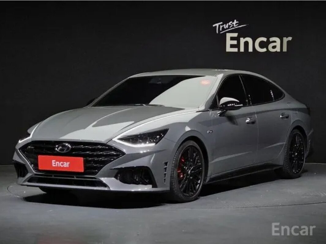 Купить б/у Hyundai Sonata VIII (DN8) N-Line 2.5 AMT (290 л.с.) бензин робот в Уссурийске: серый ...