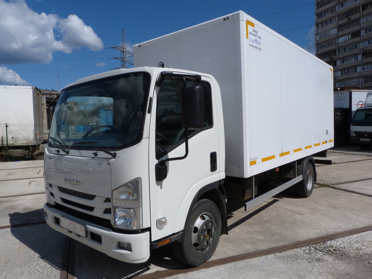 Купить б/у Isuzu Elf (N-series) дизель механика в Мытищах: белый ...