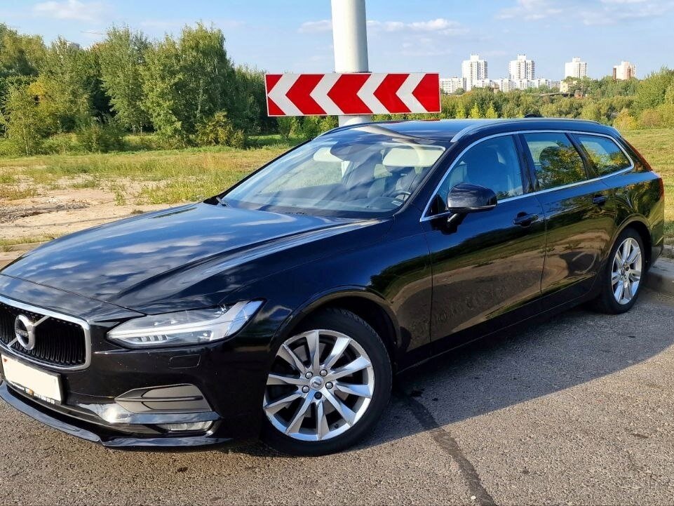 Купить б/у Volvo V90 II 2.0 AT (250 л.с.) бензин автомат в Минске: чёрный Вольво V90 II ...