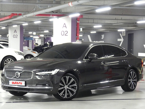 Купить б/у Volvo S90 II Рестайлинг 2.0 AT (190 л.с.) бензин автомат в Москве: чёрный Вольво S90 ...