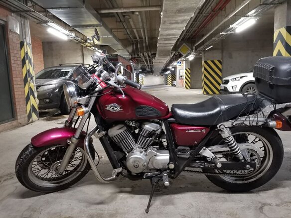 Купить б/у Honda VRX 400 карбюратор 5 передач в Санкт-Петербурге: красный дорожный 1995 года на ...