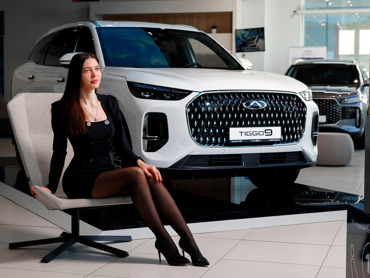 Купить новый Chery Tiggo 9 I 2.0 AT (249 л.с.) 4WD бензин автомат в Челябинске: серый Чери Тигго ...