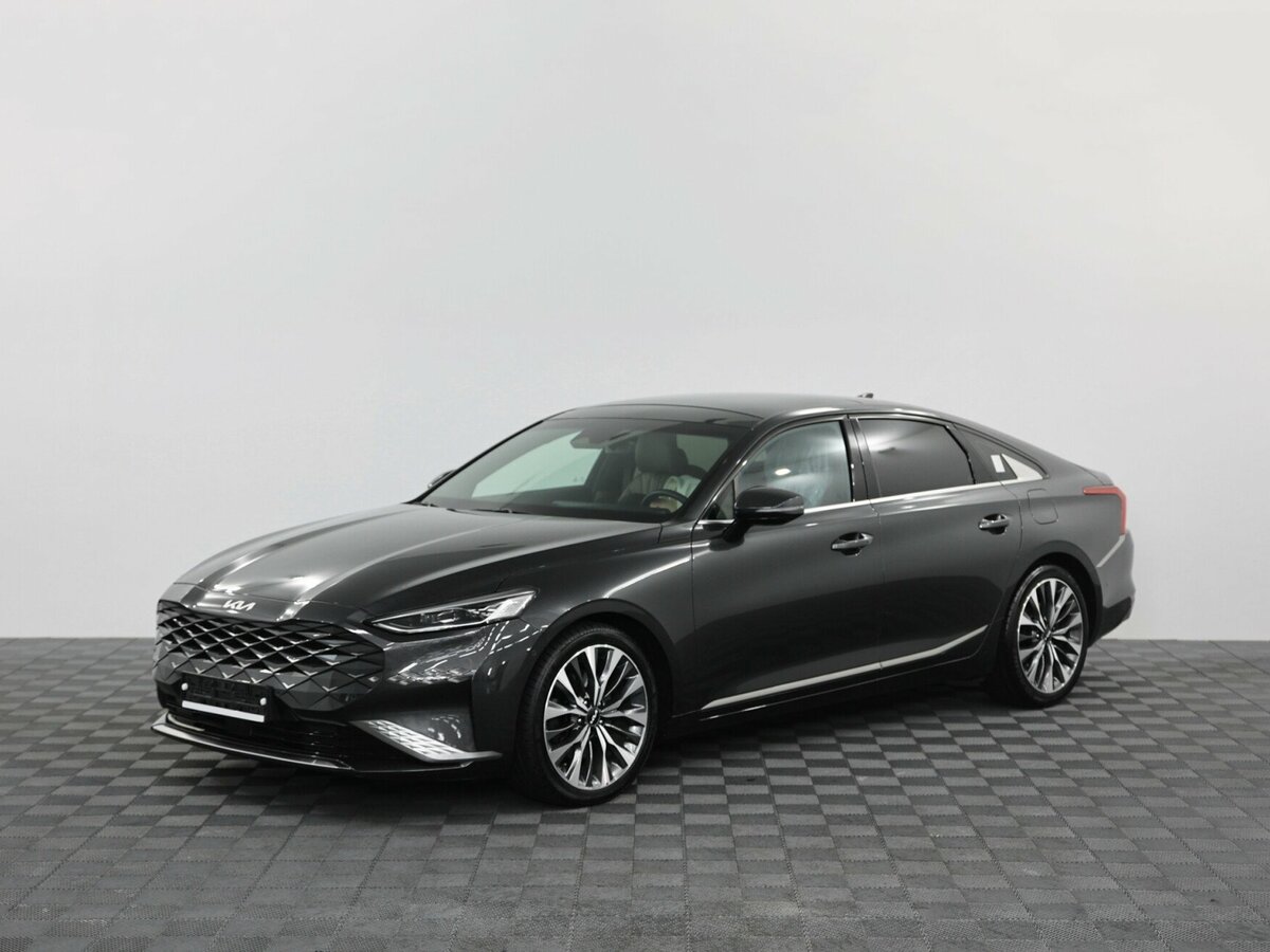 Купить б/у Kia K8 2021-2023 2.5 AT (198 л.с.) бензин автомат в Москве: серый Киа К8 2021 седан ...