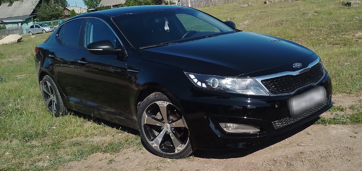 Купить б/у Kia K5 I 2.0 AT (165 л.с.) бензин автомат в Кедровом: чёрный Киа к5 I седан 2010 года ...