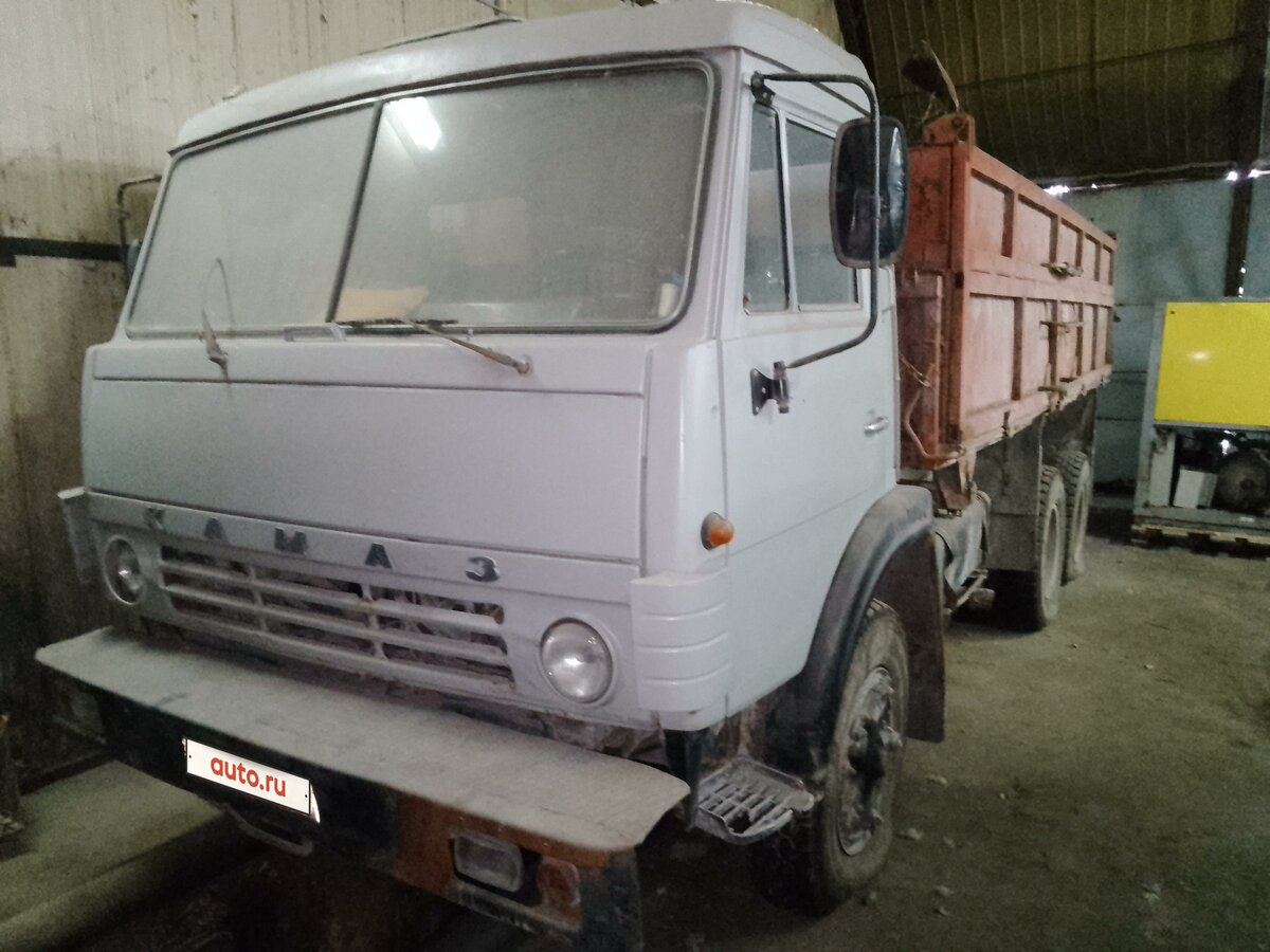 Купить б/у КамАЗ 55102 дизель механика в Самаре: серебристый самосвал ...