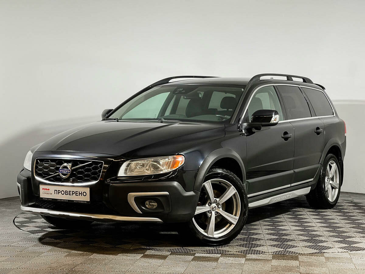 Купить б/у Volvo XC70 II Рестайлинг 2.4d AT (215 л.с.) 4WD дизель автомат в Москве: чёрный ...