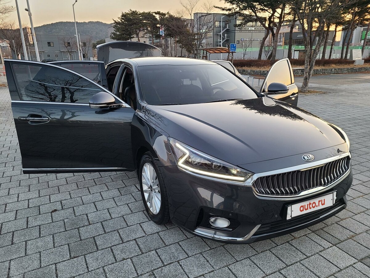 Купить б/у Kia K7 YG (II) Рестайлинг 2.5 AT (198 л.с.) бензин автомат во Владивостоке: серый Киа ...