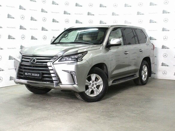 Купить б/у Lexus LX III Рестайлинг 2 450d 4.5d AT (272 л.с.) 4WD дизель автомат в Москве: серый ...