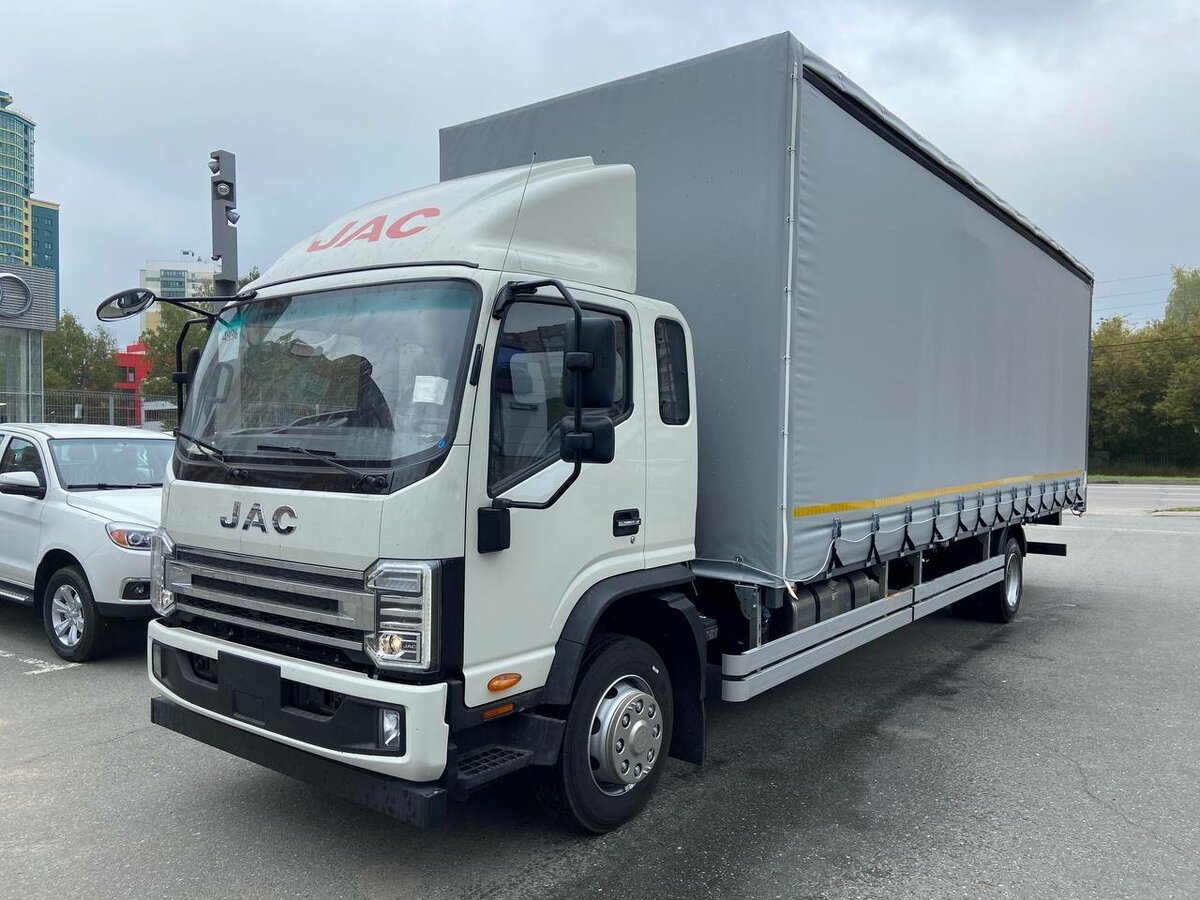 Купить новый JAC N120 дизель механика в Кирове: белый тент 2024 года на Авто.ру ID 1119495921