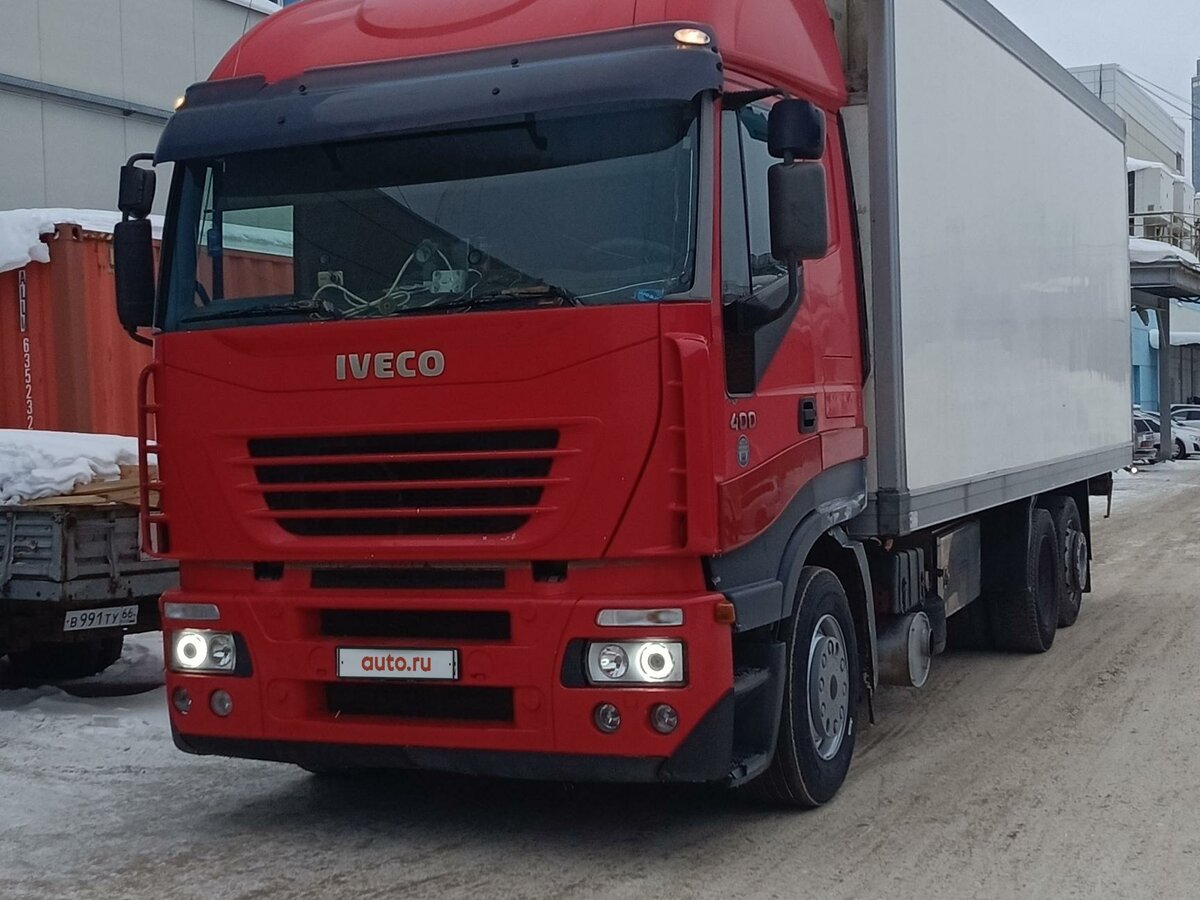 Купить б/у IVECO Stralis дизель автомат в Екатеринбурге: красный ...