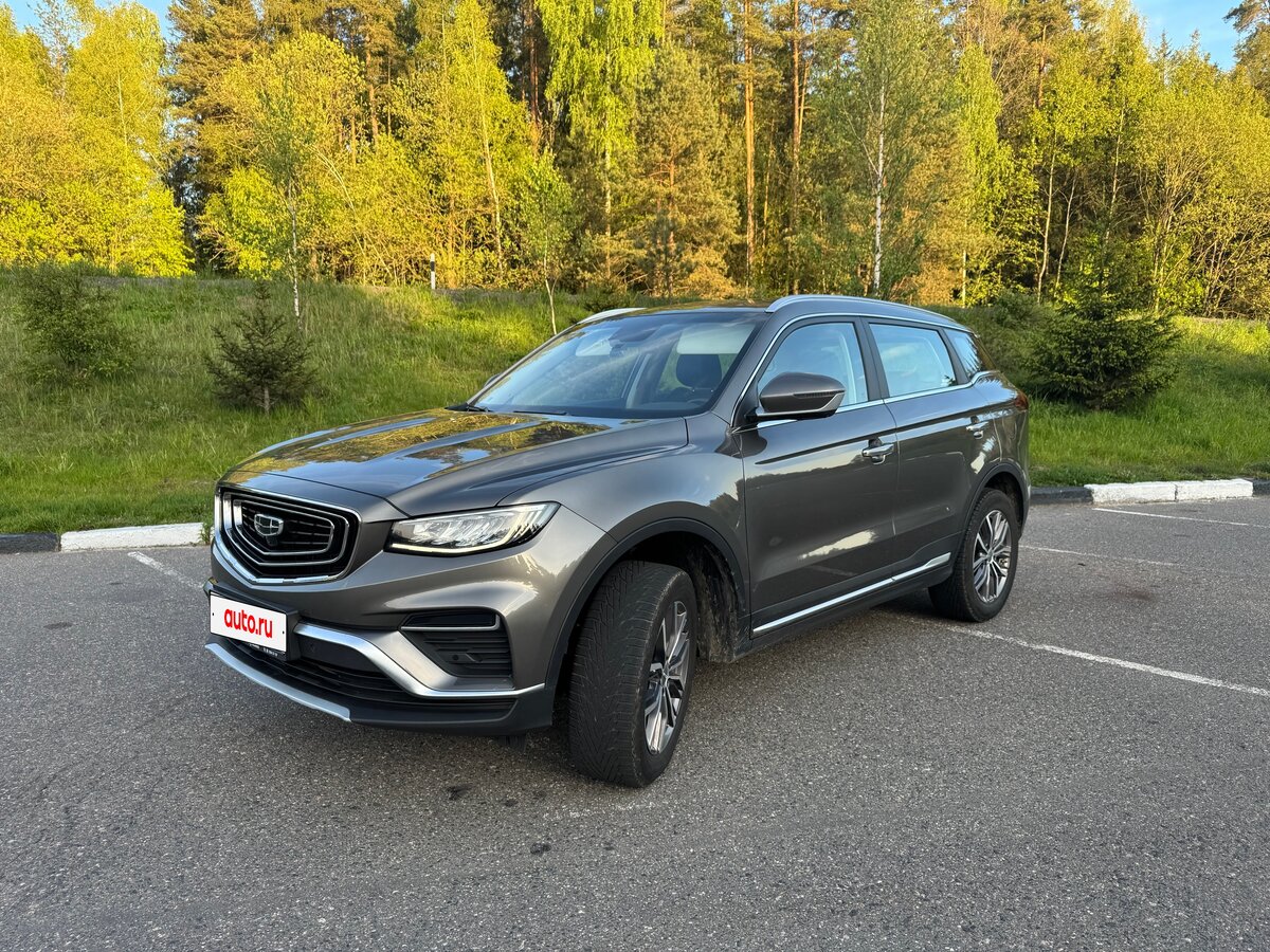 Купить б/у Geely Atlas Pro 2021-2025 1.5 AT (177 л.с.) бензин автомат в Минске: серый Джили ...