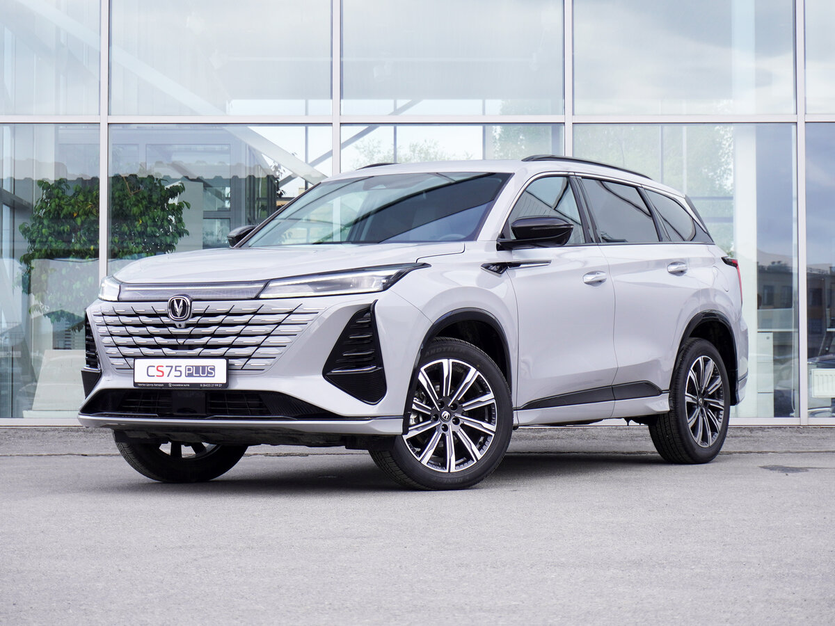 Купить новый Changan CS75 Plus III 2.0 AT (233 л.с.) бензин автомат в Ульяновске: серый Чанган ...