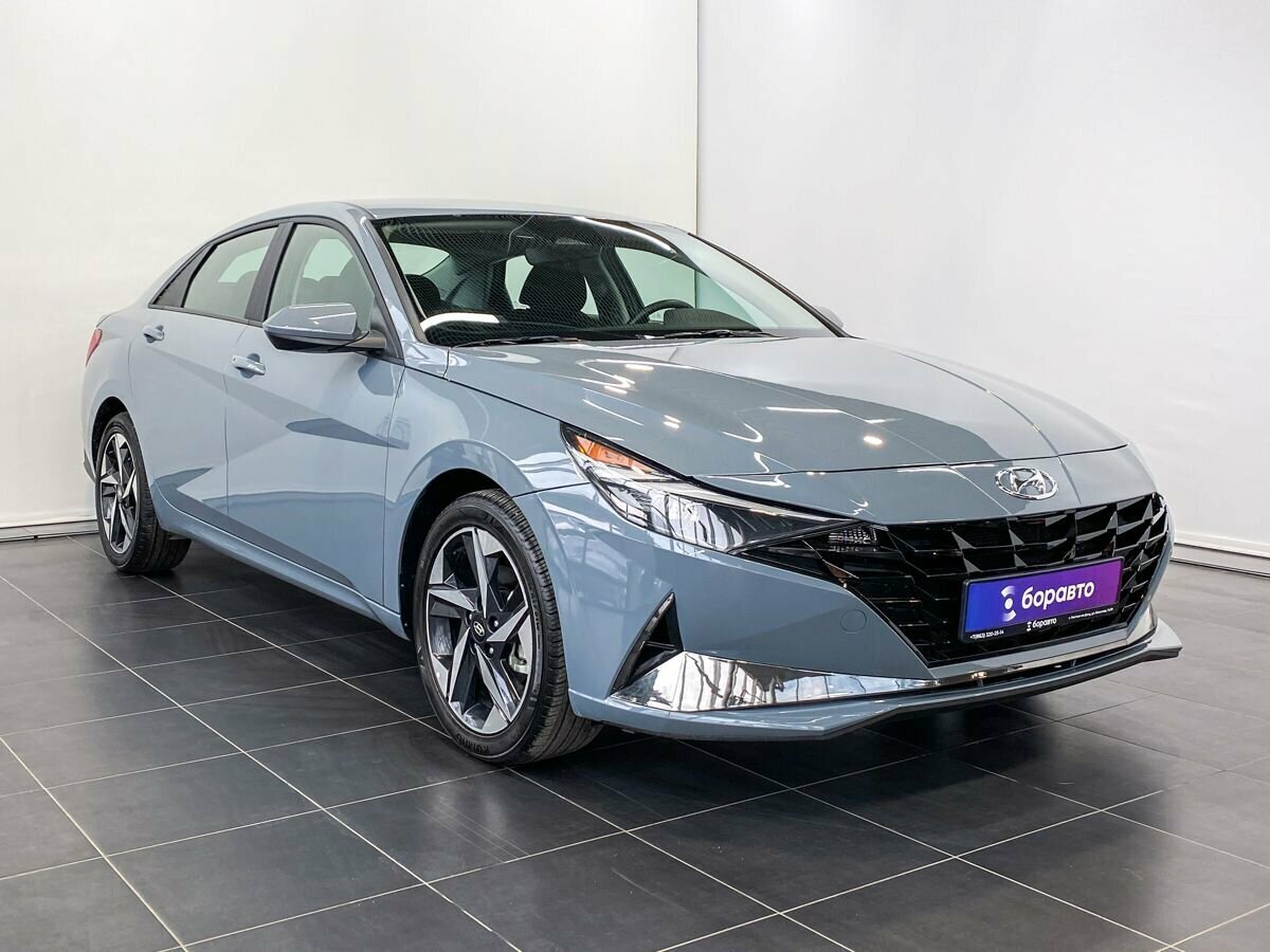 Купить б/у Hyundai Elantra VII (CN7) 2.0 CVT (149 л.с.) бензин вариатор в Ростове-на-Дону: серый ...