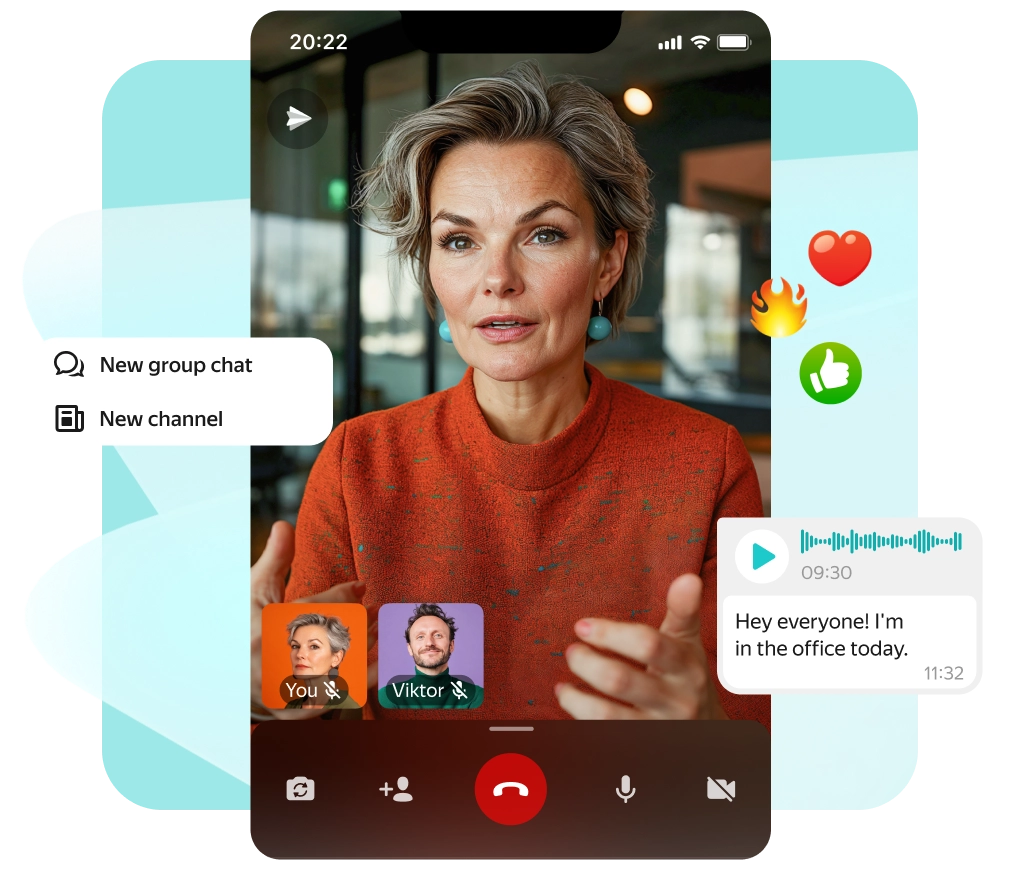 The corporate Yandex 360 for Business messenger is the go-to chat ...