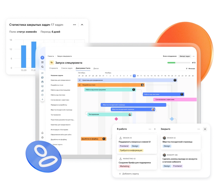 Планировщик и таск менеджер для управления проектами онлайн - Яндекс Трекер