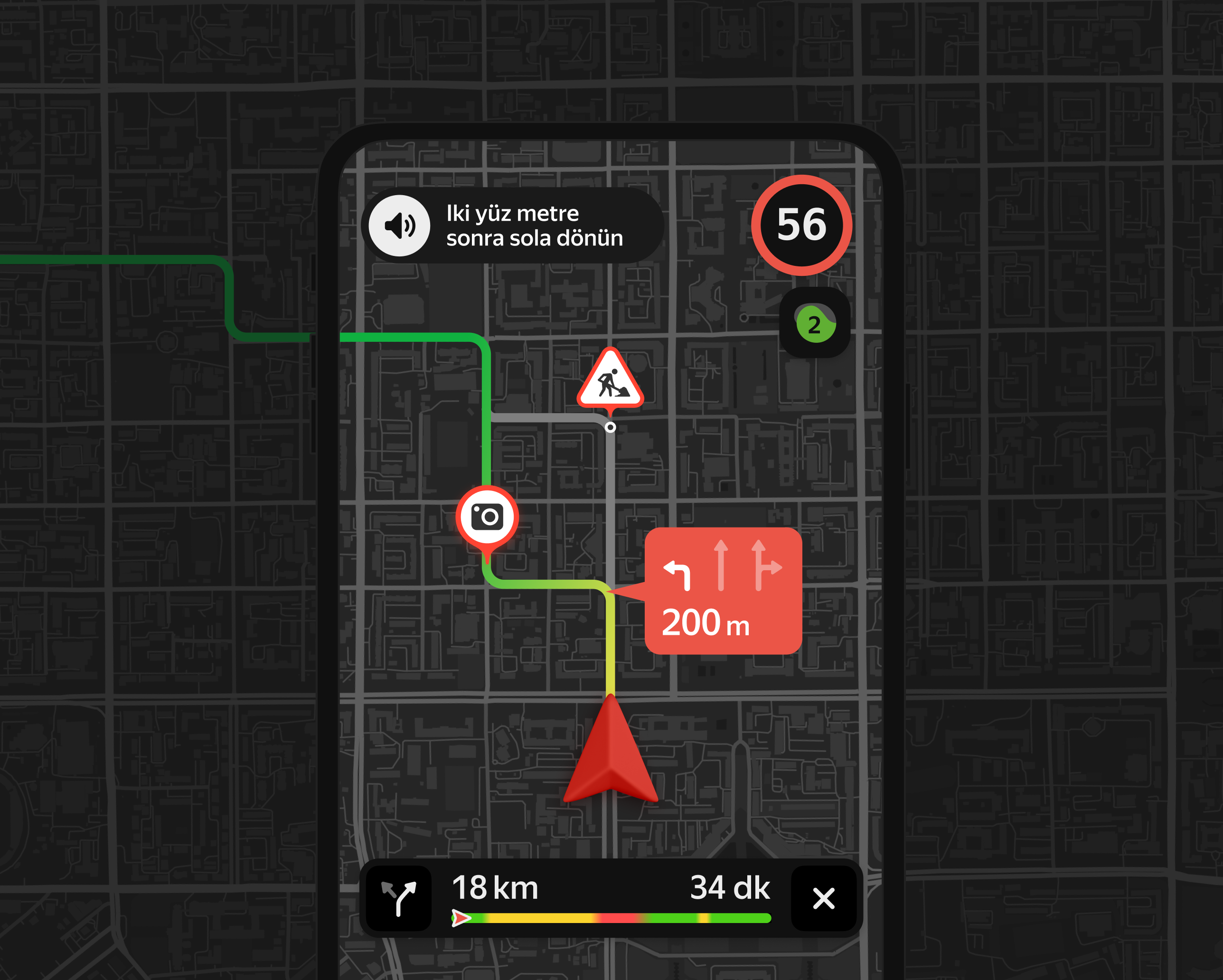 Otomobil üreticileri için Yandex Maps API