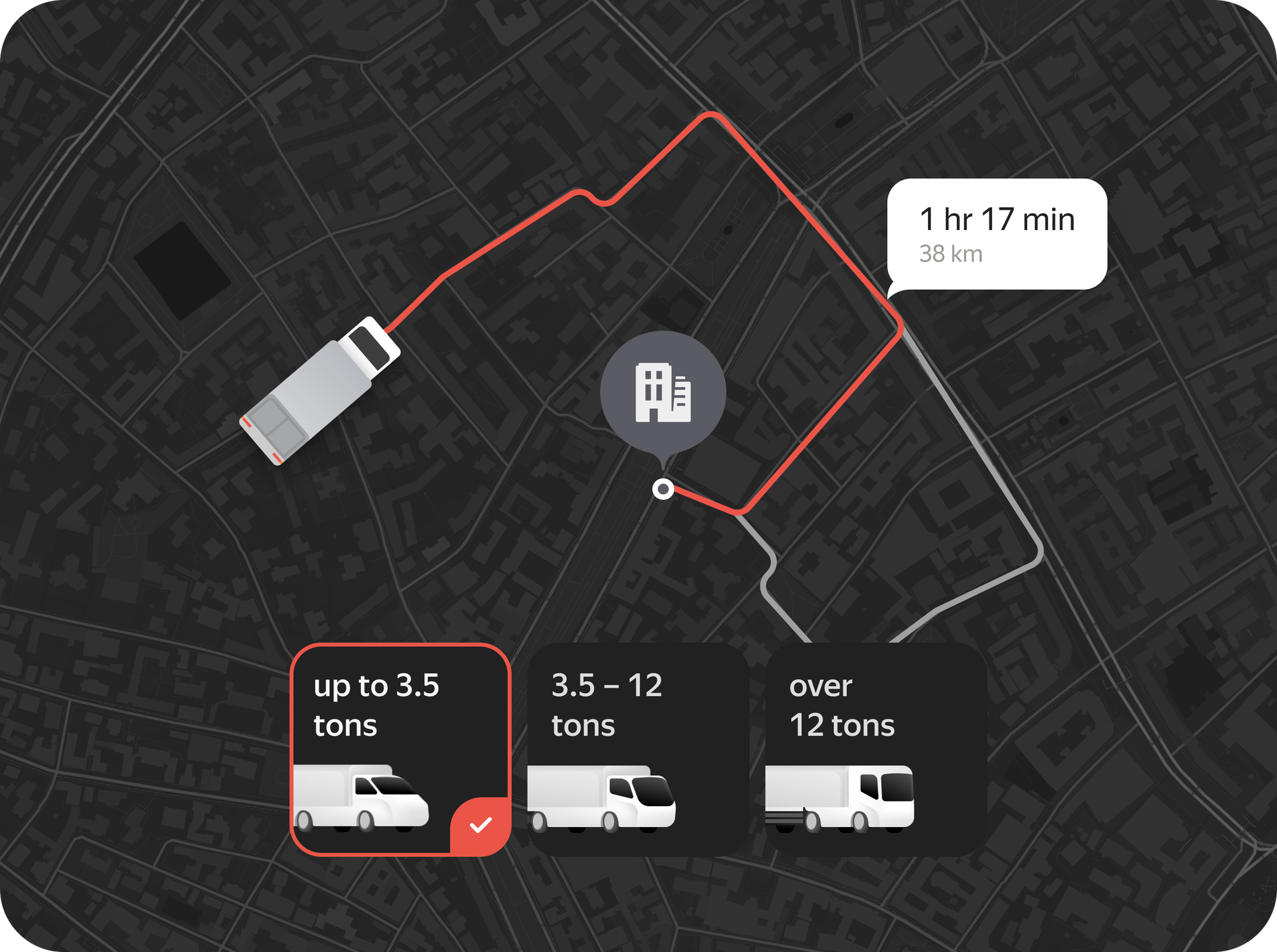 Distance Matrix — Route lengths and durations — API Yandex Maps