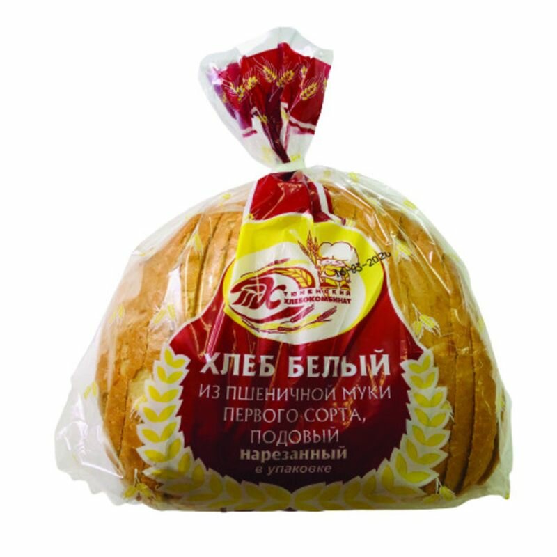 Хлеб пшеничный подовый нарезка 1 сорт, 600г — купить по выгодной цене с ...