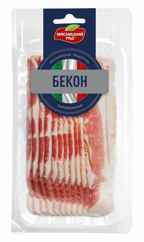 Купить Бекон в нарезке ТМ Мясницкий ряд по низкой цене с быстрой ...