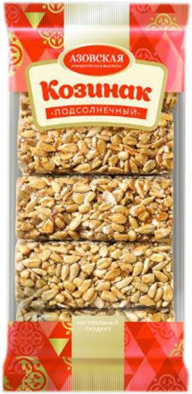 Купить Козинак Азовская КФ подсолнечный, 159г по низкой цене с быстрой ...