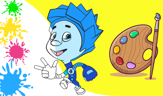 Colouring book The Fixies and Friends (by IvadoGames) - play online for ...