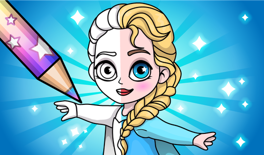 Just draw. ASMR Priness coloring pages (by Siberika) - play online for ...