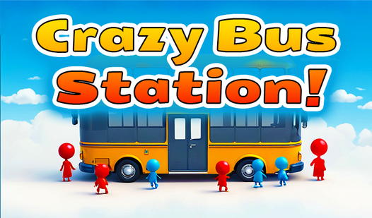 Crazy Bus Station! (توسط IndyGames)- بازی آنلاین به صورت رایگان در Yandex Games