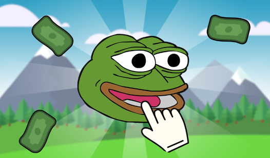 Pepe Clicker (من RocketGold) - العب على الإنترنت مجانًا على Yandex Games