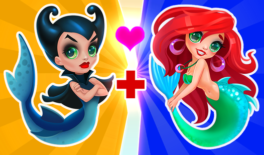 Mermaid: Puzzle and Merge (by Octopus Games): Play Online For Free On ...