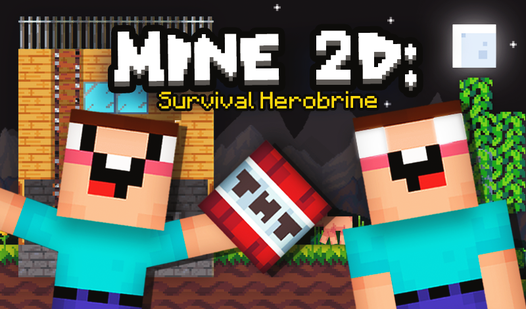 Mine 2D: Survival Herobrine （由 Platonov Developer)-网上免费玩 Yandex Games