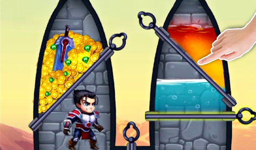 Hero Rescue: Pull the Pin Puzzle (by iDen Games): Play Online For Free On Playhop