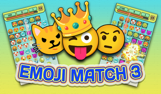 Emoji Match 3. Խաղալ առցանց ու անվճար այստեղ՝ Playhop