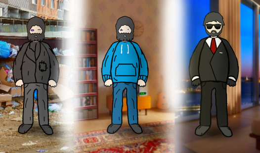 Homeless Man Clicker: Rise from scratch! （由 ThatOneFolkovei):网上免费玩 Playhop