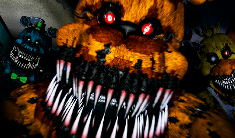 Fnaf 2 All Animatronics Attack