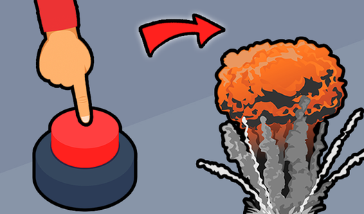 Don't touch the red button! — bermain online secara gratis di Yandex Games