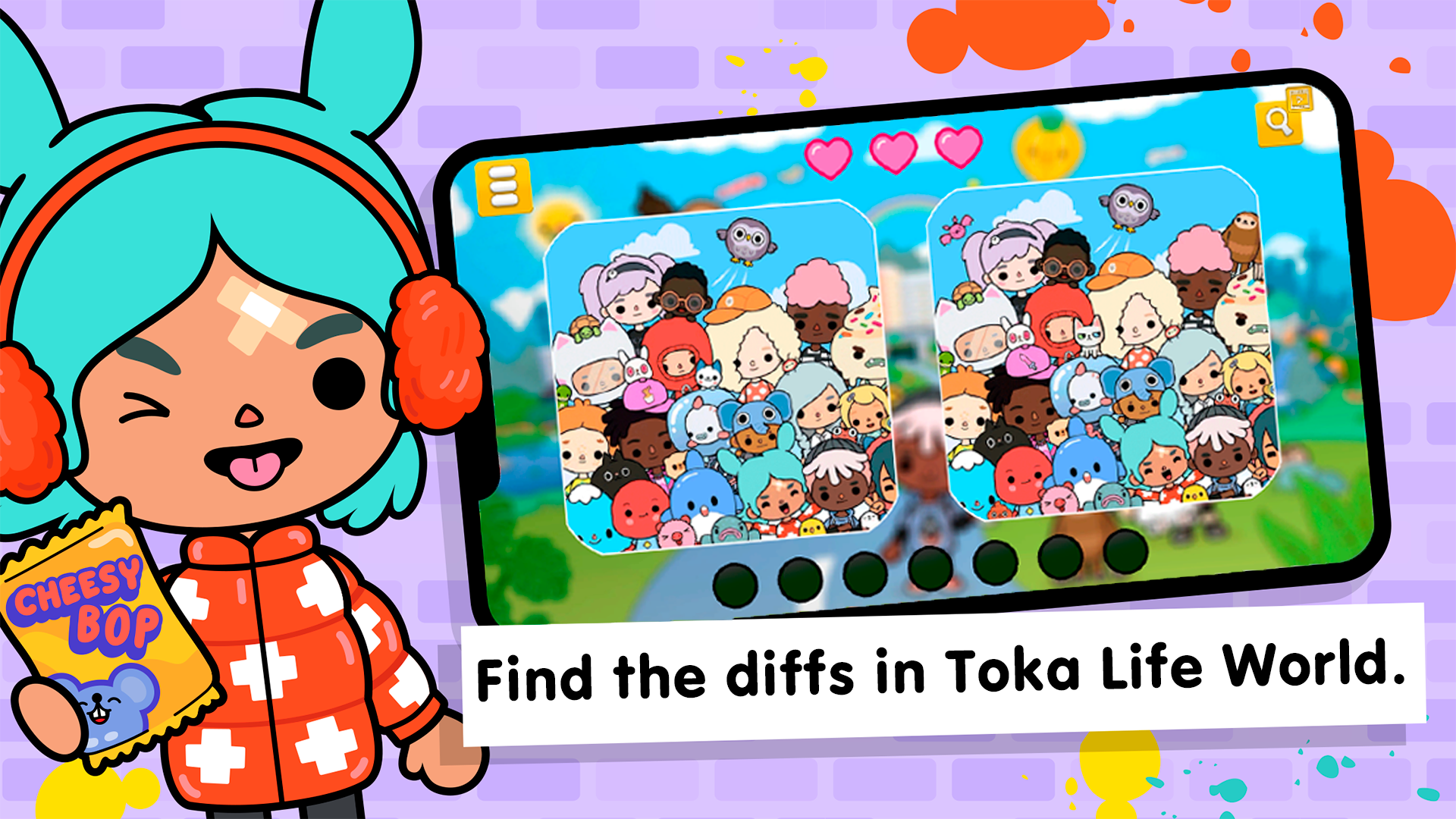 Toca Boca: Spot the differences! (by Mathew the Fish) - play online for ...