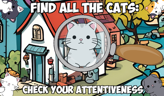 Find all the cats: check your attentiveness (by Mishko) - play online ...