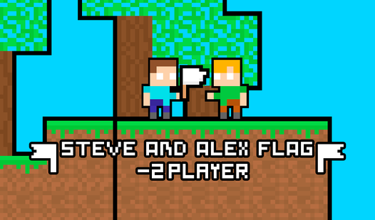 Steve and Alex Flag - 2 Player (oleh FaBuKaStudio)- mainkan online ...