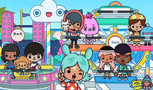 Toca Boca: Attractions (przez VAVA): Graj Online Za Darmo Na Playhop