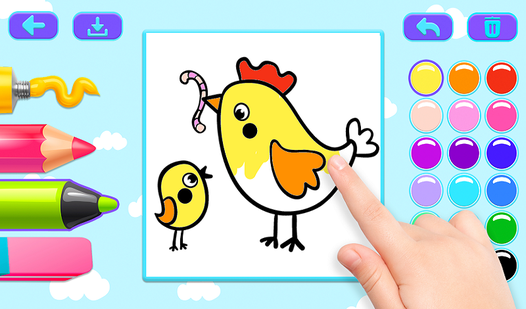 Coloring Book for Toddlers (by Girls Games Puzzles) - play online for ...