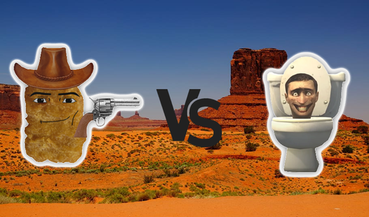 Cowboy nugget versus skibidi toilets. Խաղալ առցանց ու անվճար այստեղ ...