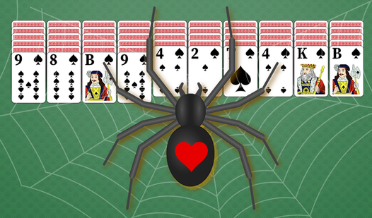 Spider Solitaire: 1, 2 or 4 suits (by Old Singleton) - play online for ...