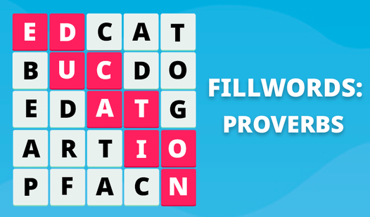 Fillwords: Proverbs (by A-Games LLC): Play Online For Free On Playhop