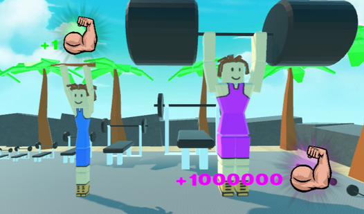 Beach gym simulator: become the strongest (by MYXABYXE) - play online ...
