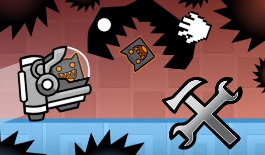 Geometry Dash: Jetpack ile harita yapın (JellyLab'den) - Yandex Games servisinde ücretsiz ...