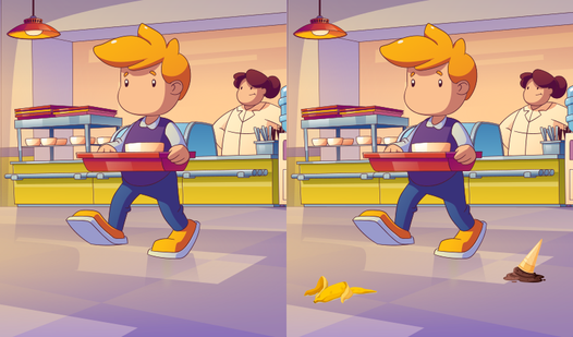 Spot the Difference. School. (by FunArtStudio): Play Online For Free On ...